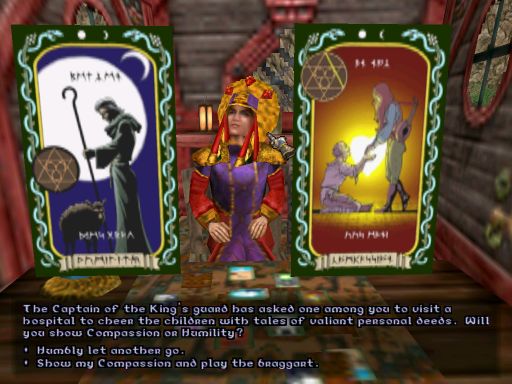Dino's Ultima Page - Ultima 9 Walkthrough - Character Creation